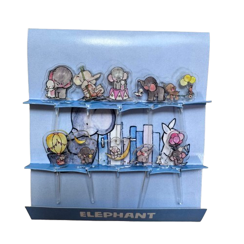 Elephants Acrylic Food Pick – My Munchbox