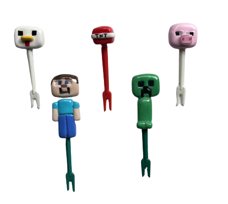 Minecraft Handmade Food Picks – My Munchbox